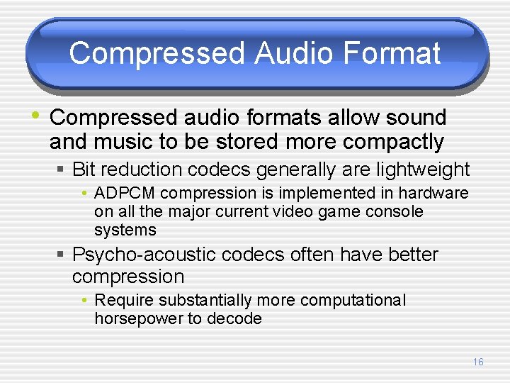 Chapter 5 5 Audio Programming Lacey Montgomery Audio