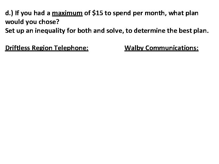 MSA 3 5 Solving Inequality Equations Learning Target