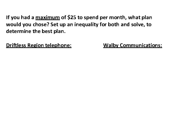 MSA 3 5 Solving Inequality Equations Learning Target