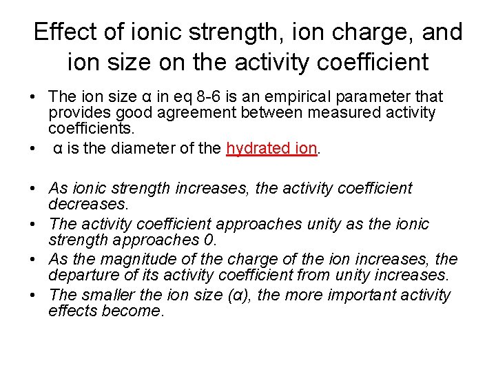 CHEMISTRY 59 320 ANALYTICAL CHEMISTRY Fall 2010 Chapter