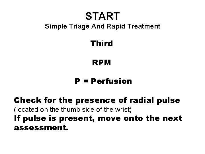 Triage To Sort Triage A process for sorting