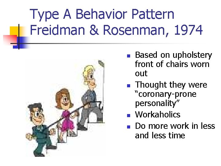 Stress Adjustment and Health Aspects of Personality Theories