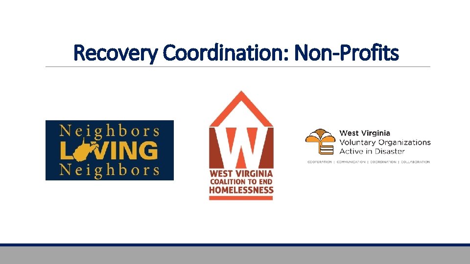 West Virginia CDBG DR Action Plan Amendment COMMUNITY