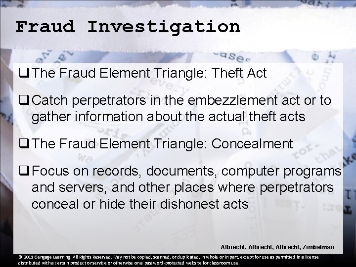 Fraud Examination 4 E Chapter 3 Fighting Fraud
