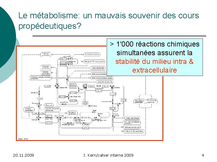 Maladies mtaboliques Cahier de linterne 20 novembre 2009