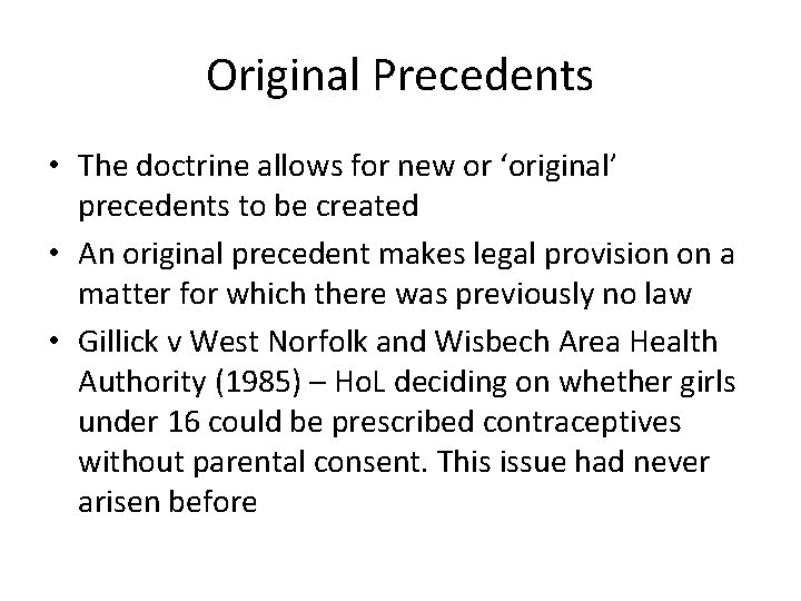 Judicial Precedent Advantages and Disadvantages Lesson Objectives I