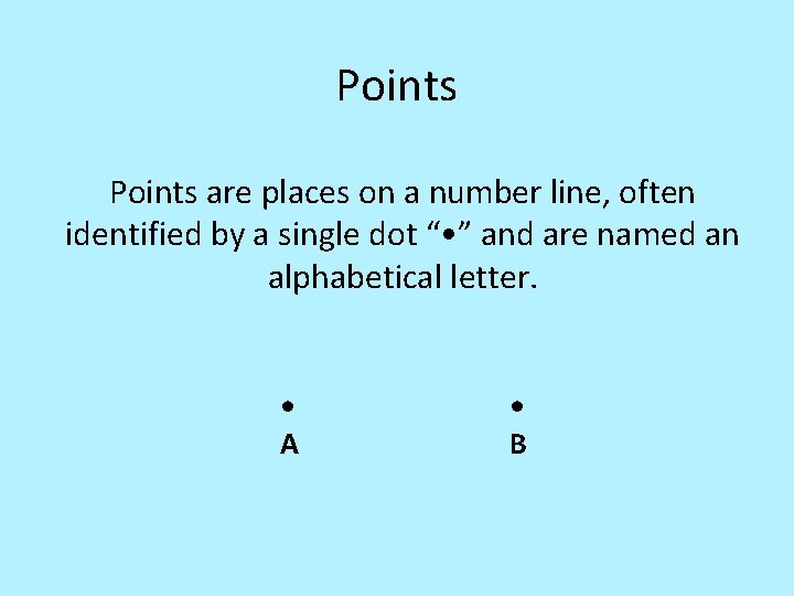 Points Lines and Line Segments A Geometry presentation