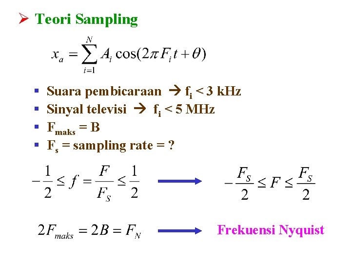 BAB 3 PEMROSESAN SINYAL DIGITAL Sejarah Perkembangan DSP