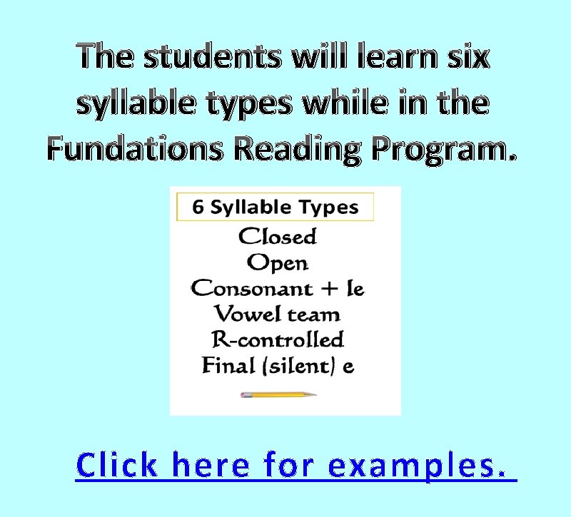 Introduction to Fundations Orientation Unit 1 Unit 2