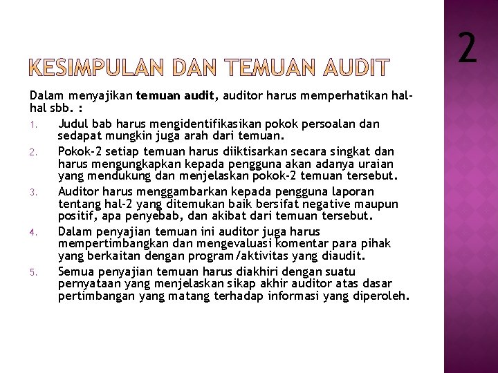 BAB 3 KERTAS KERJA AUDIT PROGRAM AUDIT dan