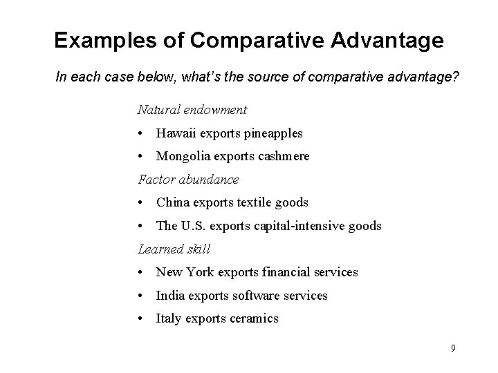 International Trade 1 Top Ten Exporting Countries Country