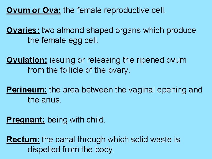 Human Reproduction Reasons for Teaching Sexuality 1 To