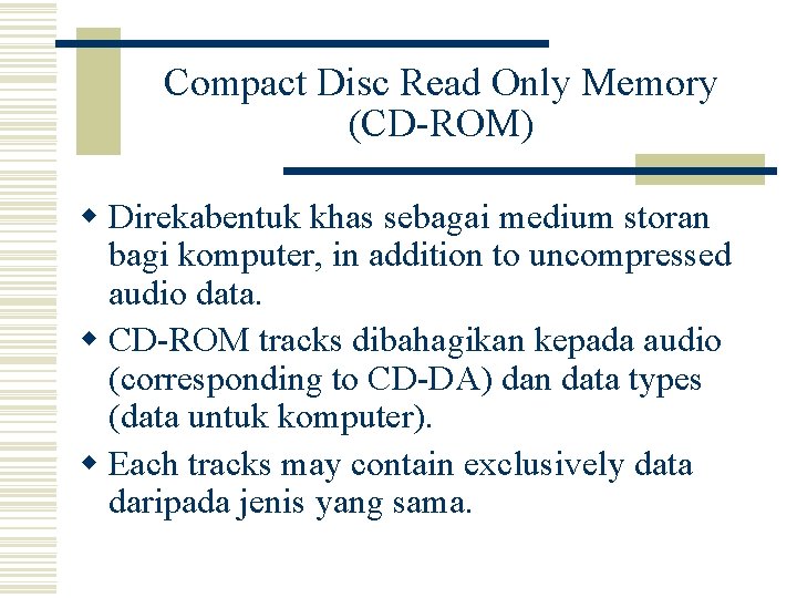 Compact Disc Read Only Memory CDROM w Direkabentuk