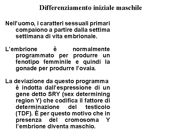 Patologie legate ai cromosomi sessuali S Di Turner