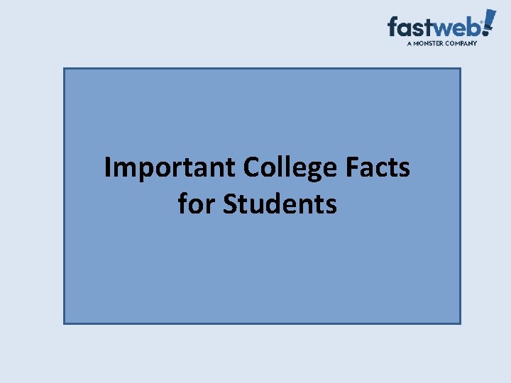 Important College Facts for Students Overview Why Should