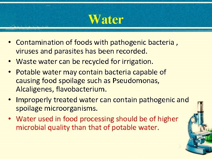 Sources Of Microorganisms In Foods Prof Mohammad Shubair