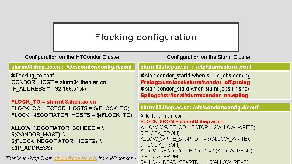 A Feasibility Study about Workload Integration between HTCondor