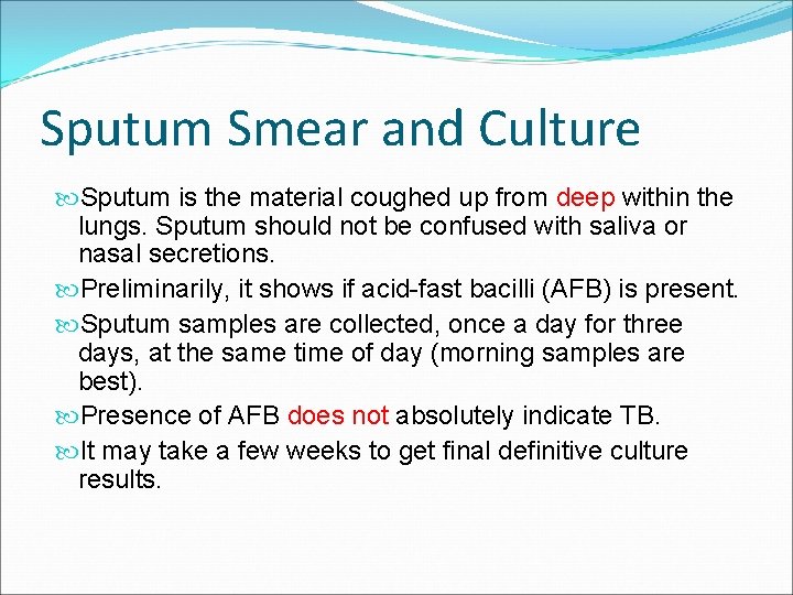 Tuberculosis Prevention Reviewed July 2014 Objectives After completing