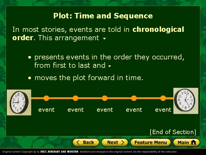 What Do You Know About Plot and Setting