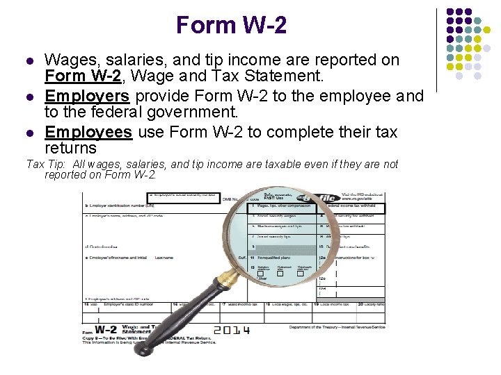 Tax Unit Module 2 Consumer Math Class East