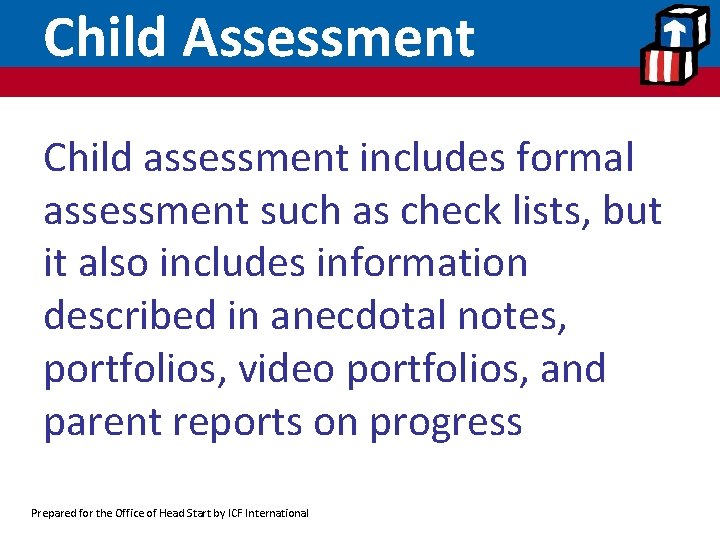School Readiness Goals Using Data to Support Child