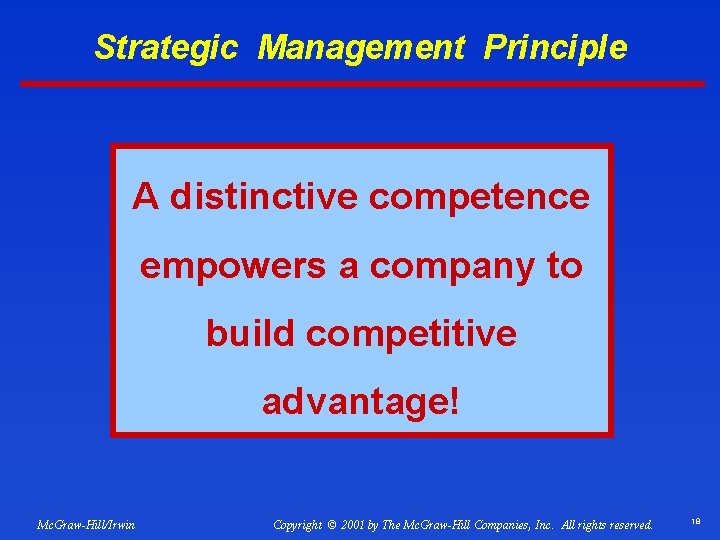 CHAPTER 4 EVALUATING COMPANY RESOURCES AND COMPETITIVE CAPABILITIES