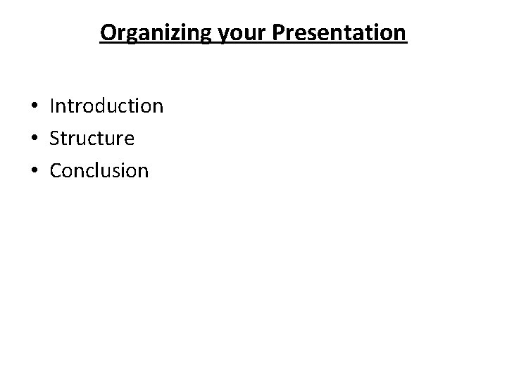 LECTURE 31 Nature and Importance of Oral Presentations