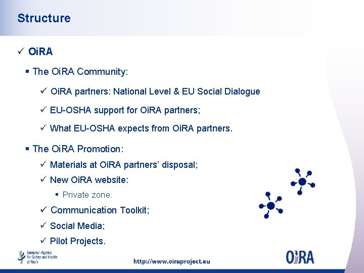 Interactive risk assessment with the Oi RA tool
