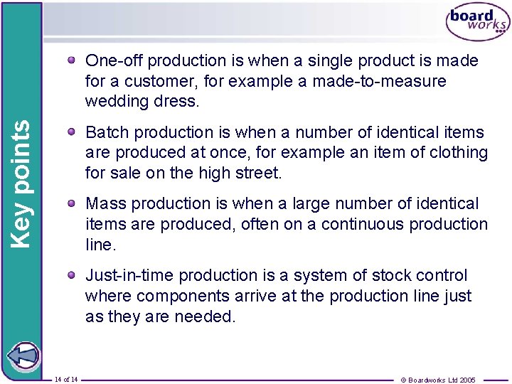 Textiles Production Processes These icons indicate that teachers
