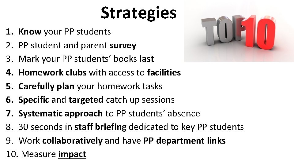 Raising Pupil Premium PP Students Achievement Robert Brooks