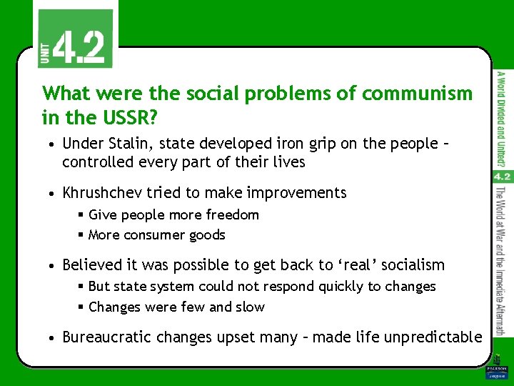 What were the weaknesses of the communist system