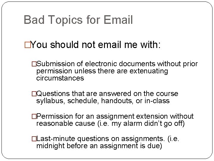 Email Etiquette Advice for Emailing Your Teachers Why