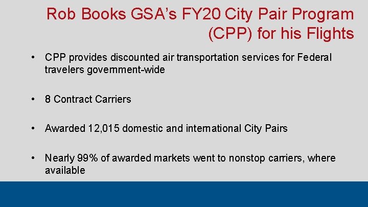 U S General Services Administration Making Informed Cost