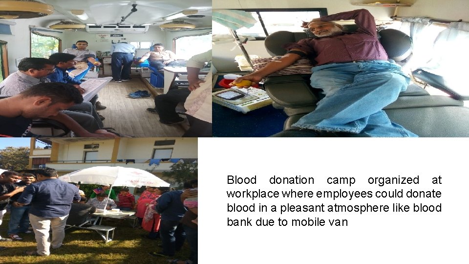 BLOOD COLLECTION MOBILE VANS Supported by NATIONAL HEALTH