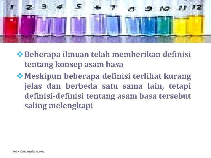 LOGO TEORI ASAM BASA TIM DOSEN KIMIA DASAR