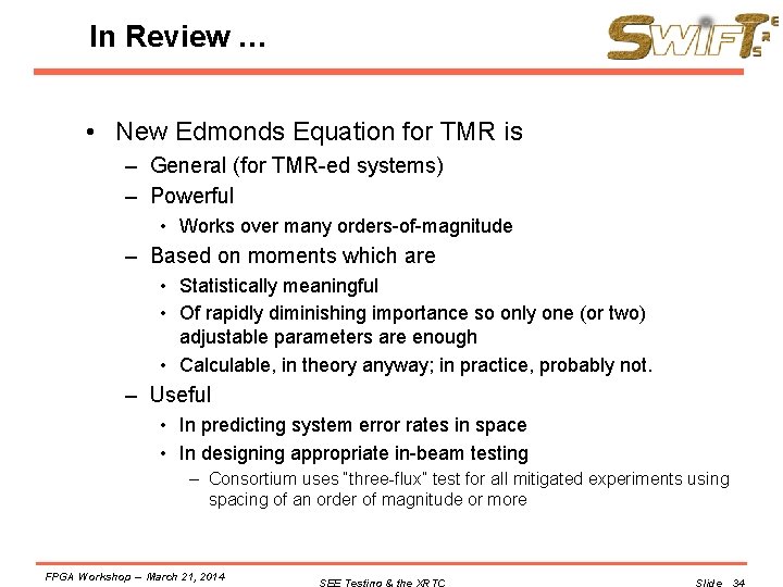 Workshop on FPGAs for HighEnergy Physics SingleEvent Effects