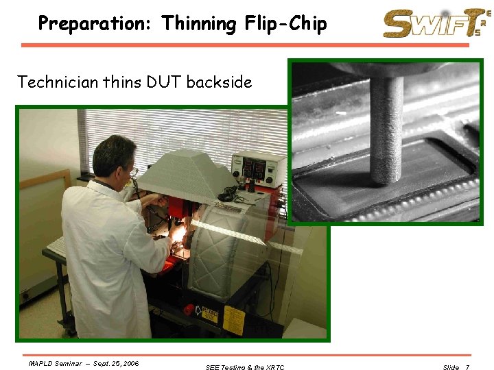 Workshop on FPGAs for HighEnergy Physics SingleEvent Effects