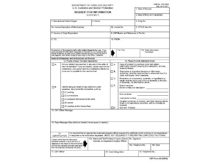 Completing the NAFTA Certificate Presented by Hector Casas