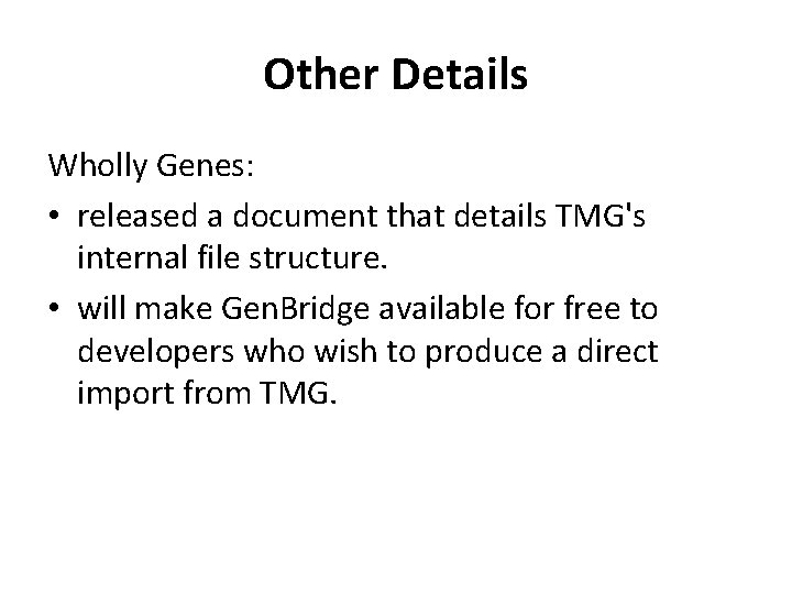 The Demise of TMG by Mike More Ottawa
