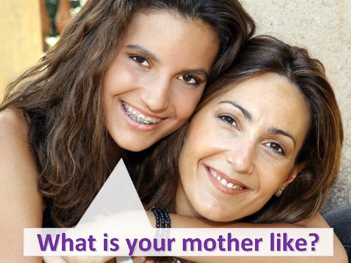 Describe your mom Conversation What is your mother