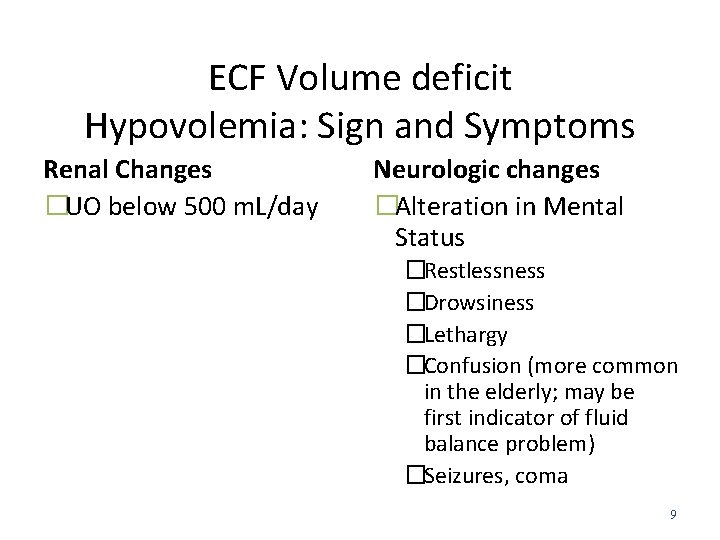 Chapter 41 Fluid Electrolyte and AcidBase Balance Characteristics