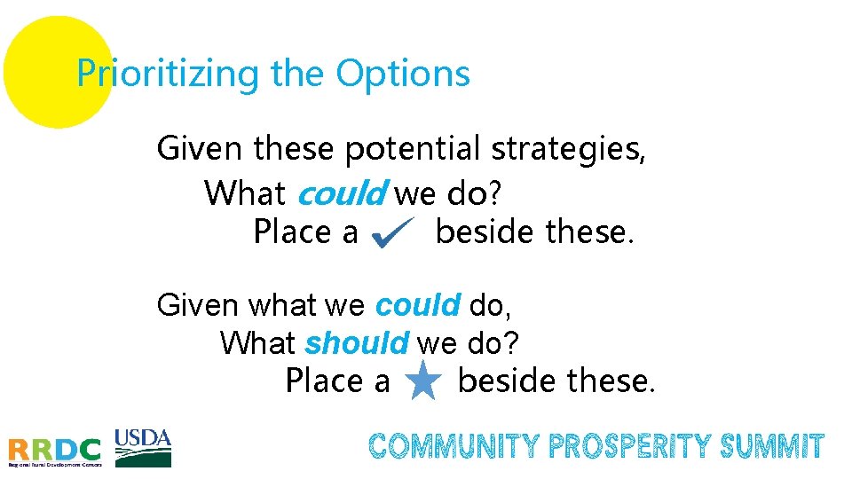 Prioritizing and Planning Session Overview Develop SMART goals