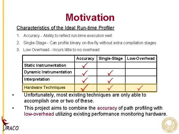 Analysis of Path Profiling Information Generated with Performance