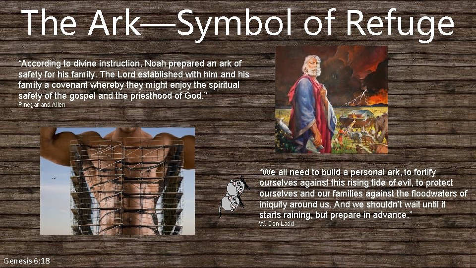 Lesson 20 Noah Builds An Ark Genesis 6