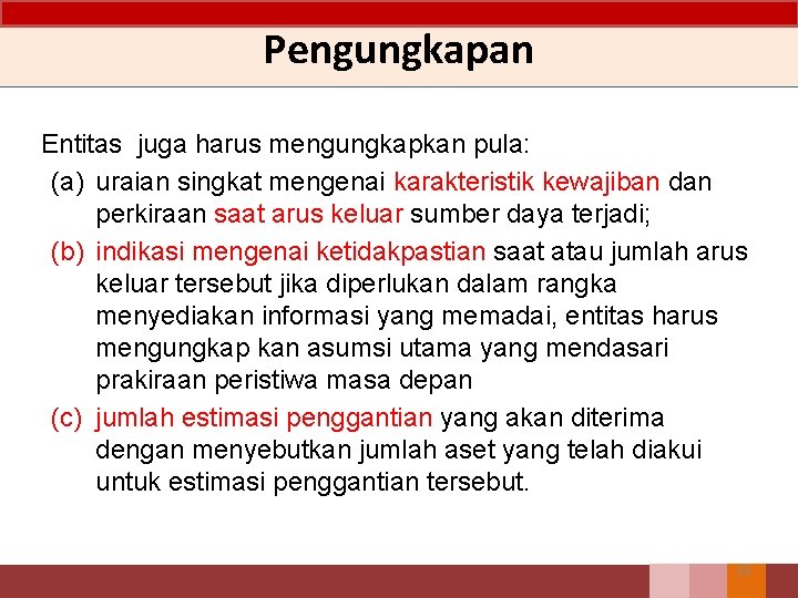 PSAK 57 PROVISI DAN KONTIJENSI Agenda 1 2