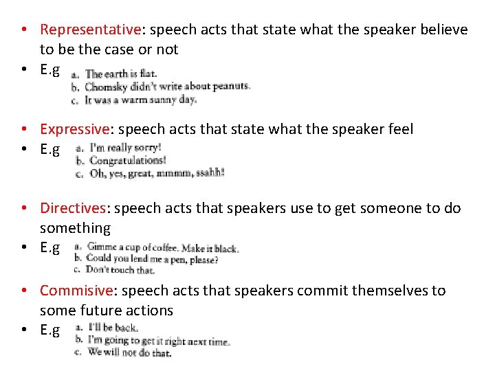 SPEECH ACT AND EVENTS 6 1 Speech Acts SPEECH ACT AND EVENTS 6 1 Speech Acts