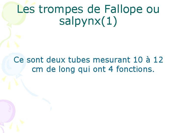 ANATOMIE PHYSIOLOGIE MODULE GYNECOOBSTETRIQUE PLAN Lappareil gnital fminin