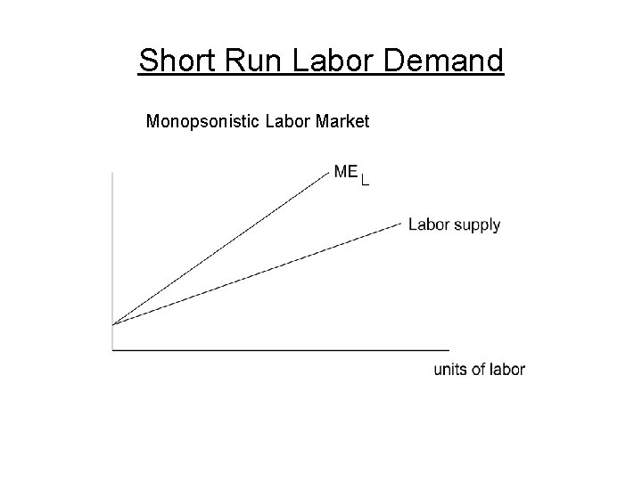 Chapter 3 The Demand for Labor Short Run