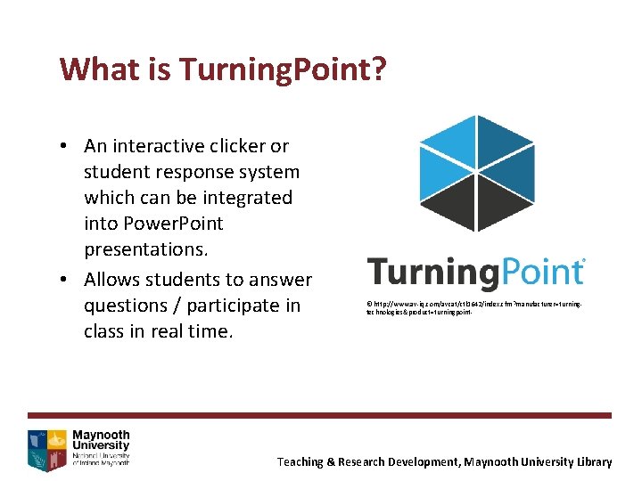 Turning Point The Maynooth Experience Niall OBrien Teaching