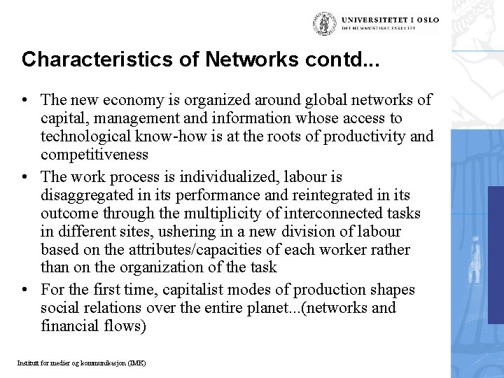 Theories of the Information Society Network Society Media
